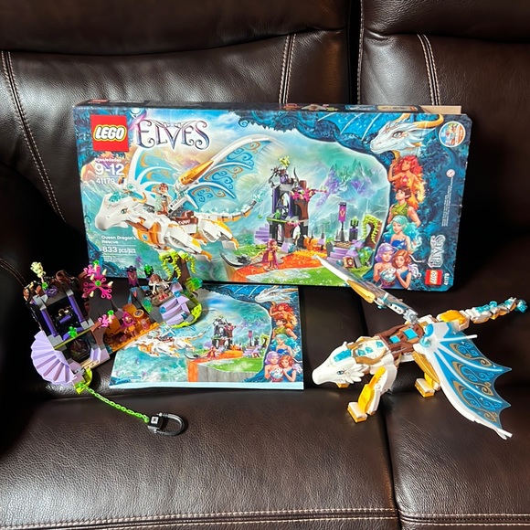 Lego | Toys | Lego Elves 4127 Queens Dragon Rescue Excellent Condition ...